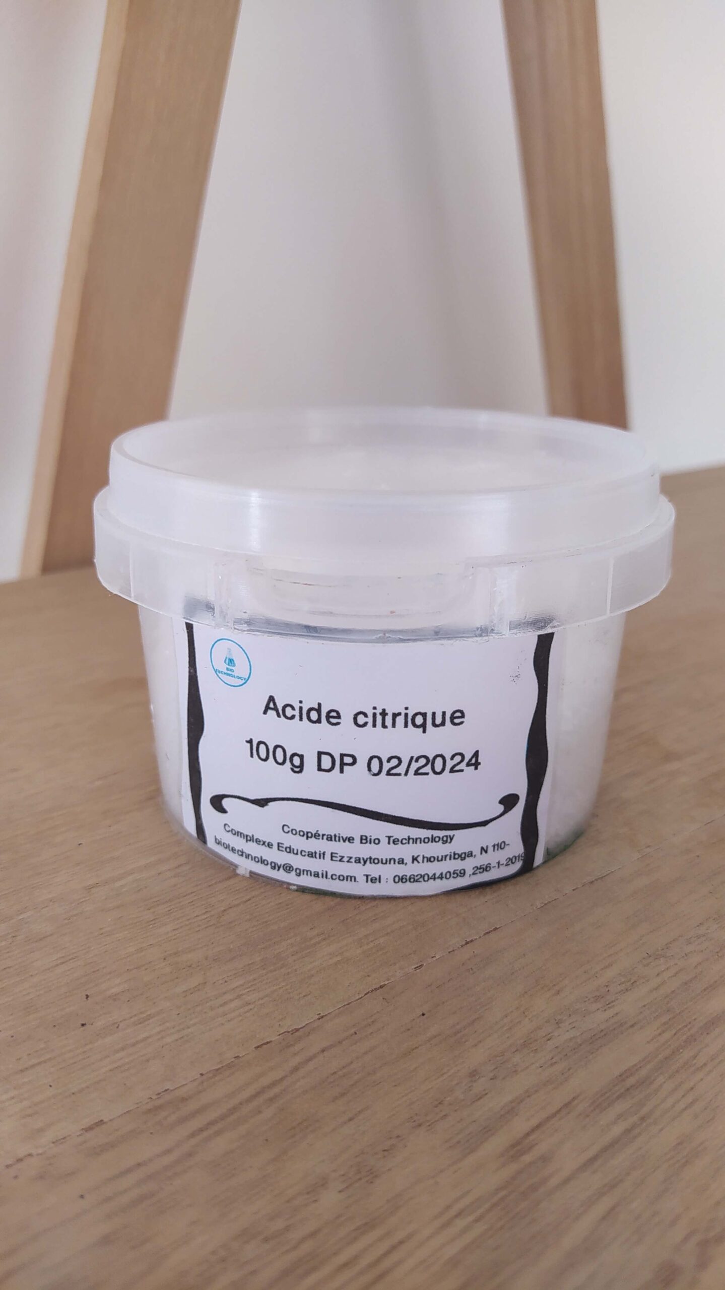 Acide citrique – biotechnologymaroc.com